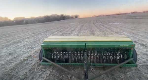 Frost Seeding Cereal Rye - One Good Idea